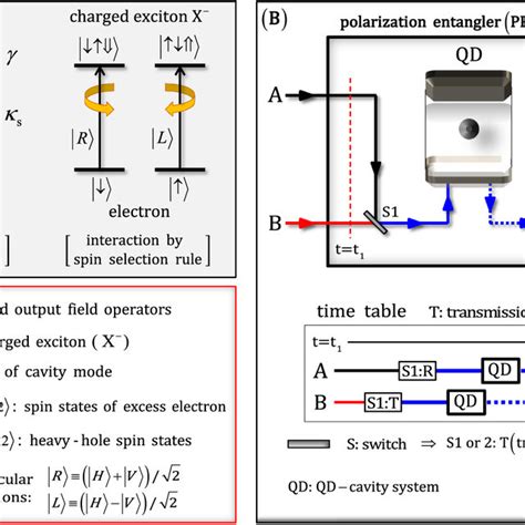 A Schematic Plot Of The Qd Cavity System And The Interaction Between Download Scientific