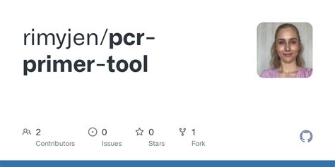 Github Rimyjenpcr Primer Tool