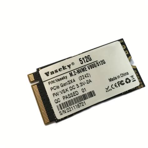 노트북 및 데스크탑용 Vaseky M2 Nvme Pcie 2242 256gb 512gb Ssd 솔리드 스테 Temu