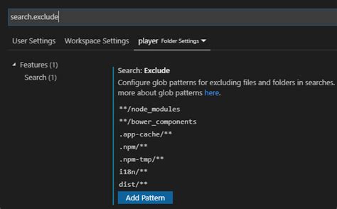 Searchexclude Ignore When Using A Workspace · Issue 62632 · Microsoft