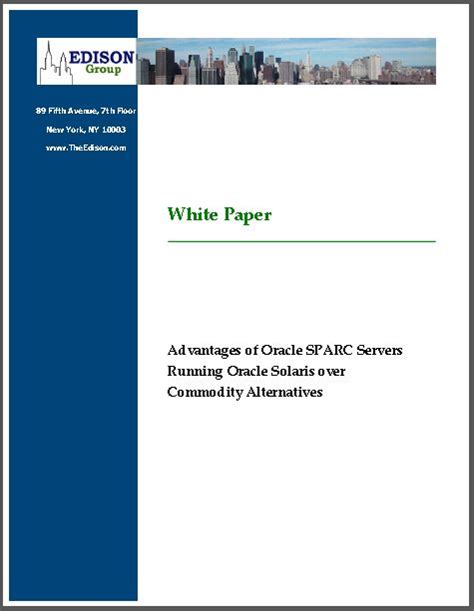 Advantages Of Oracle Sparc Servers