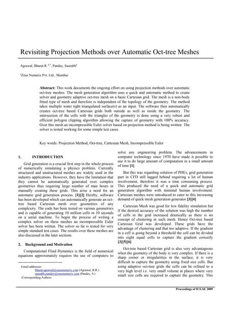 Revisiting Projection Methods Over Automatic Oct Tree Meshes Pdf
