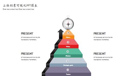 3차원 크리에이티브 시각화 Ppt 차트 무료 Ppt 템플릿 Pngtree에서 다운로드