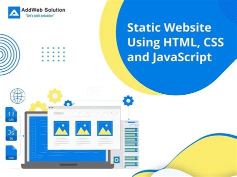 a static website using html css js upwork