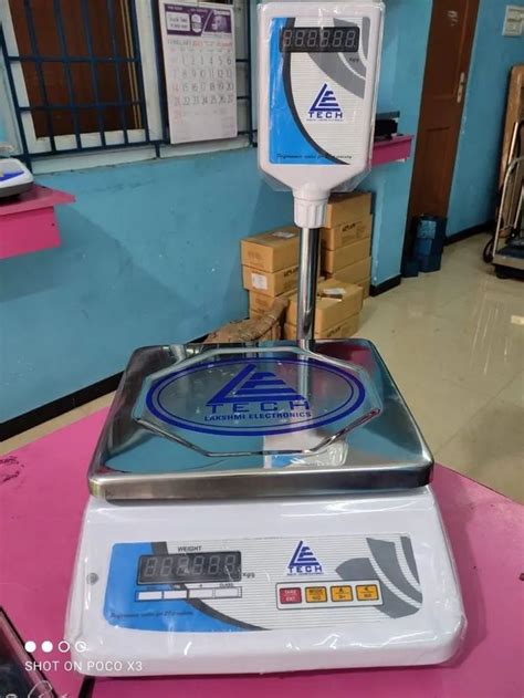 Indian Internal Digital Weigh Scale Size 250x300 Mm Capacity 30 Kg