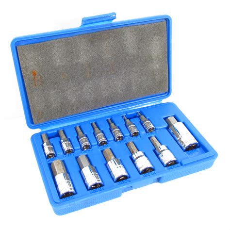 Neiko Tools 10075a 13 Piece Sae Hex Bit Socket Set