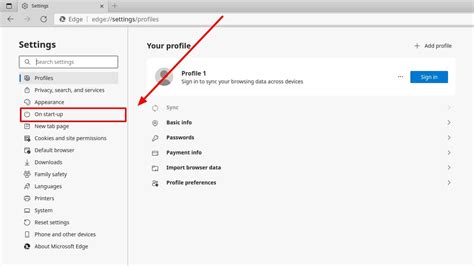 How To Change Start Page In Microsoft Edge