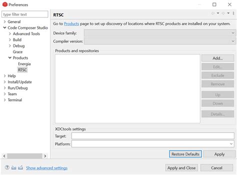 Launchxl F28379d Sysbios Project Templates Missing In New Ccs