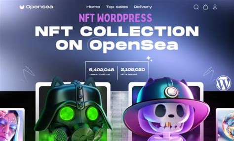 Design Nft Landing Page Landing Page Nft Wordpress Nft Website Design