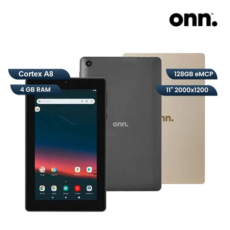61 Onn Tablet Pro 128gb 4gb 11 2000x1200 Android 13 Gray Recondicionada