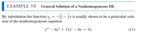 Solved By Substitution The Function Yp−1211−21x Is Readily
