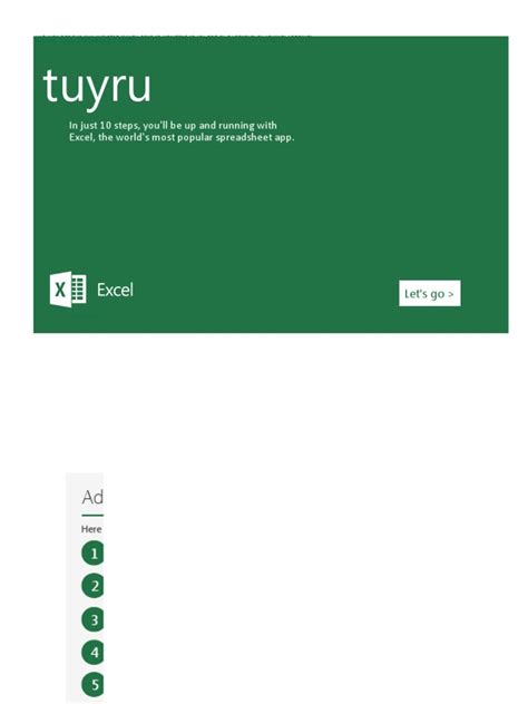 an interactive excel tutorial for beginners 10 steps to learn excel