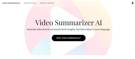 Video Summarizer AI AI Marketplace