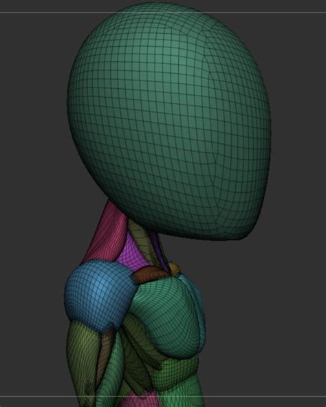 Chibi Body Type Base Model For Sculpting 3d Model Cgtrader