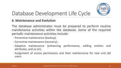 Database Development Life Cycle Unit 2 Part 1 Pptx