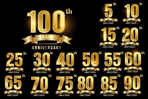 기념일 축하 프리미엄 벡터