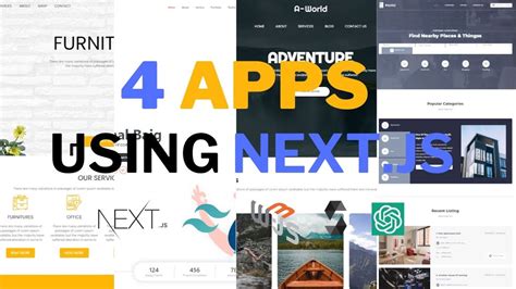Build And Deploy 4 Modern Next Apps And Get Hired As A Web Developer