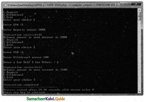 Samacheer Kalvi 11th Computer Science Guide Chapter 14 Classes And Objects Tn Board Solutions