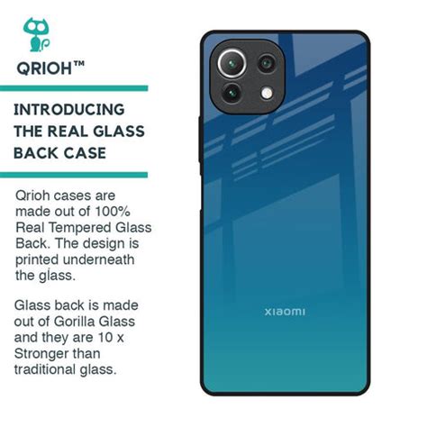 Celestial Blue Mi 11 Lite Ne 5g Glass Back Cover Flat 35 Off On Mi