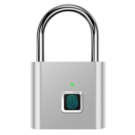 Fingerprint Padlock Portable Anti Theft Usb Charging Fingerprint Lock