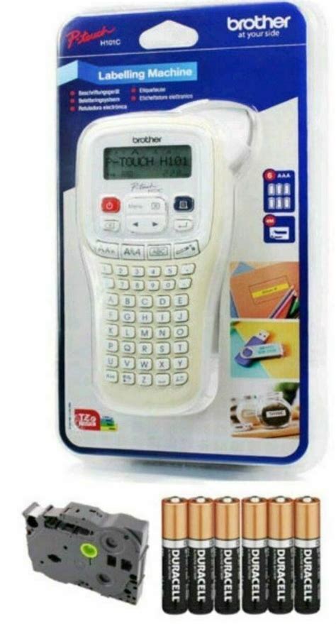 Brother H101C P Touch Handheld Labelling Machine System Tape Batteries FAVROS CO UK