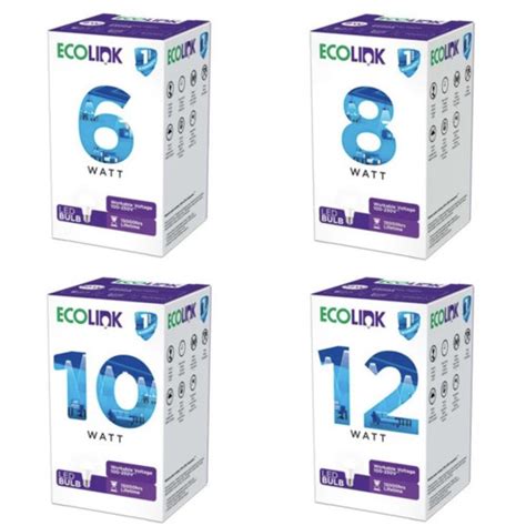 Jual Lampu Led Blub Ecolink W Watt K K Putih K Warmwhite W
