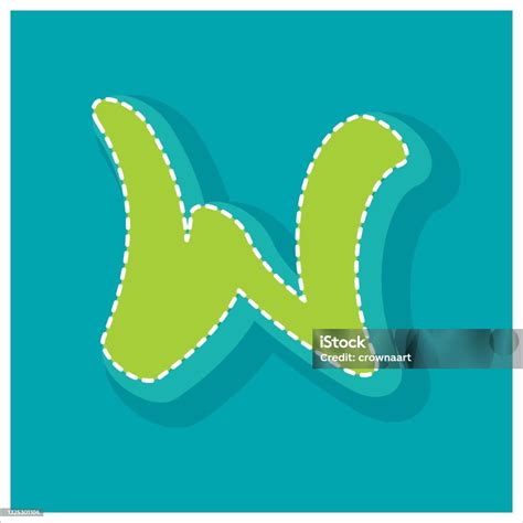 타이포그래피 글꼴 스타일 벡터 문자 녹색 스티치 된 도트 글꼴 의 세트 A에서 Z로 0명에 대한 스톡 벡터 아트 및 기타 이미지 0명 그래픽 사용자 인터페이스 단일