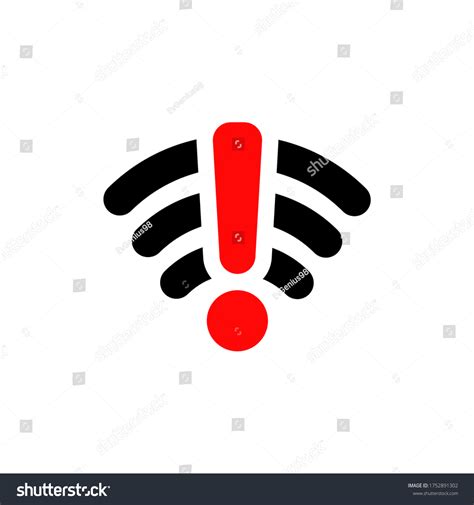 Bad Network Wifi Problem Vector Connection Stock Vector Royalty Free 1752891302 Shutterstock