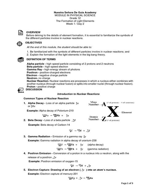 week 1 day 2 module physical science pdf nuclear physics
