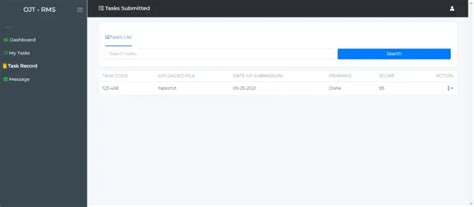OJT Records Monitoring System Free Template INetTutor Com