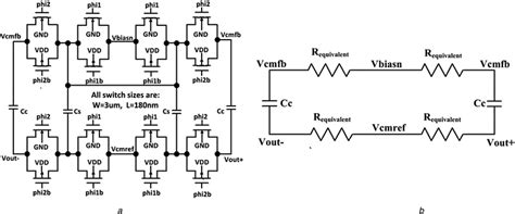 Common Mode Feedback Circuit A Common Mode Feedback Circuit B Common