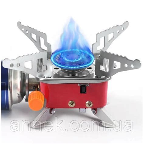 Плита Газовая Туристическая Портативная Газовая Горелка с Пьезорозжигом Складная — Купить