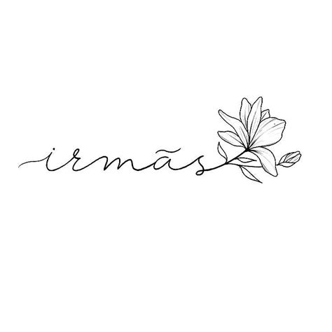 Irma Cursive Name Tattoo With Flower