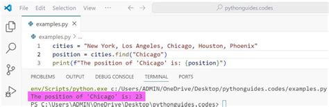 How To Use The Find Function In Python