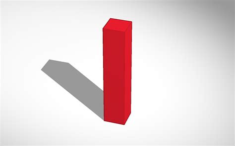 3d Design Test Rectangle Tinkercad