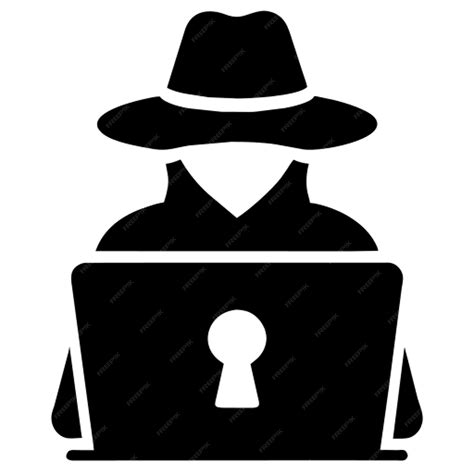 Premium Vector Hacker Icon