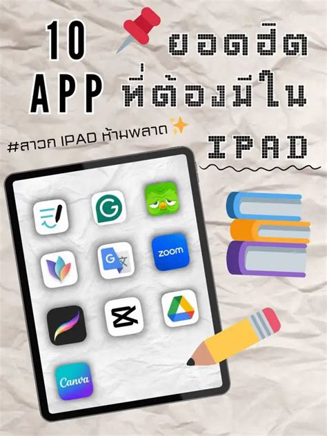 รวม 10 แอปยอดฮตทตองมในไอเเพด แกลเลอรทโพสตโดย Brink bro Lemon8