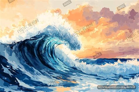 Ai创作图海浪插画 浪花插画 波涛海浪插画 海浪艺术画 海浪水粉画 插画浪花 手绘海浪插画 海浪浪潮插画 手绘插画大海水波图片 海浪绘画 海浪油画 手绘海浪图 手绘海浪浪潮 海洋海浪花插画