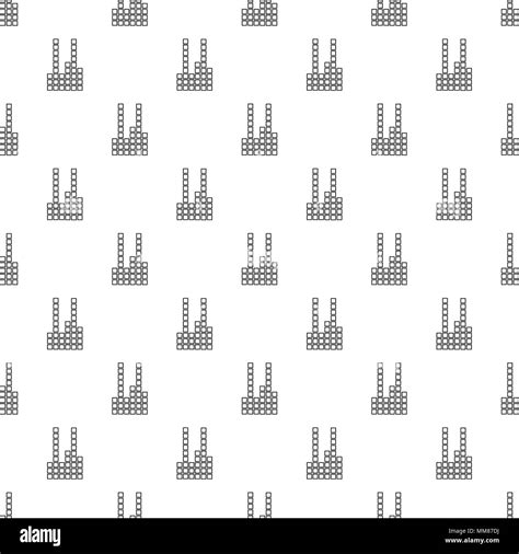 Equalizer Pattern Vector Seamless Stock Vector Image And Art Alamy