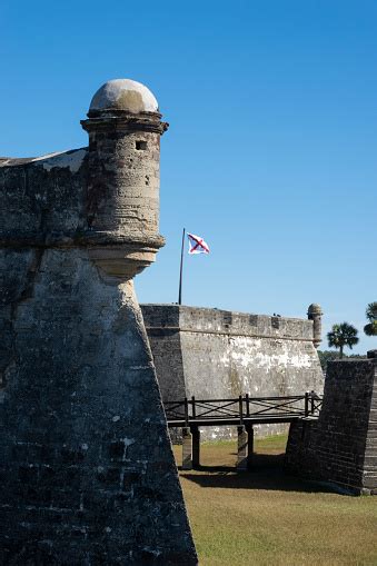 카스티요 데 산 마르코스 국립 기념물 세인트 어거스틴 플로리다 0명에 대한 스톡 사진 및 기타 이미지 0명 건축 국가 관광명소 Istock