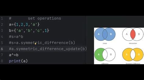 Set Difference Symmetricdifference Youtube