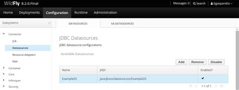 Add Datasource To Wildfly Bgasparotto