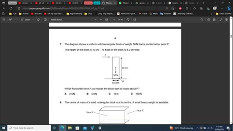 I Have An Issue In These Chem And A Phy Mcq R Igcse