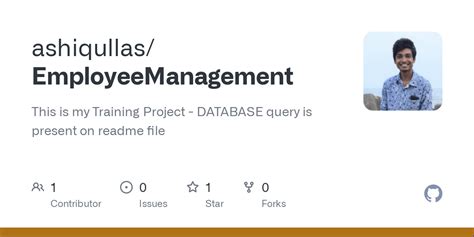 Github Ashiqullas Employeemanagement This Is My Training Project Database Query Is Present