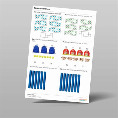 Year 2 Tens And Ones Varied Fluency 2 Resource Classroom Secrets