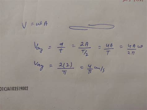 275 9 maximum velocity of particle in shm is 2cm then magnitude of