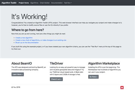 The Atk Development Environment — Algorithm Toolkit 010 Documentation
