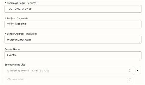 Zoho Campaign Error Error From Halted Execution Mandatory Fields