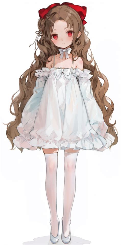 Safebooru 1girl Armpit Crease Bow Bowtie Brown Hair Collarbone